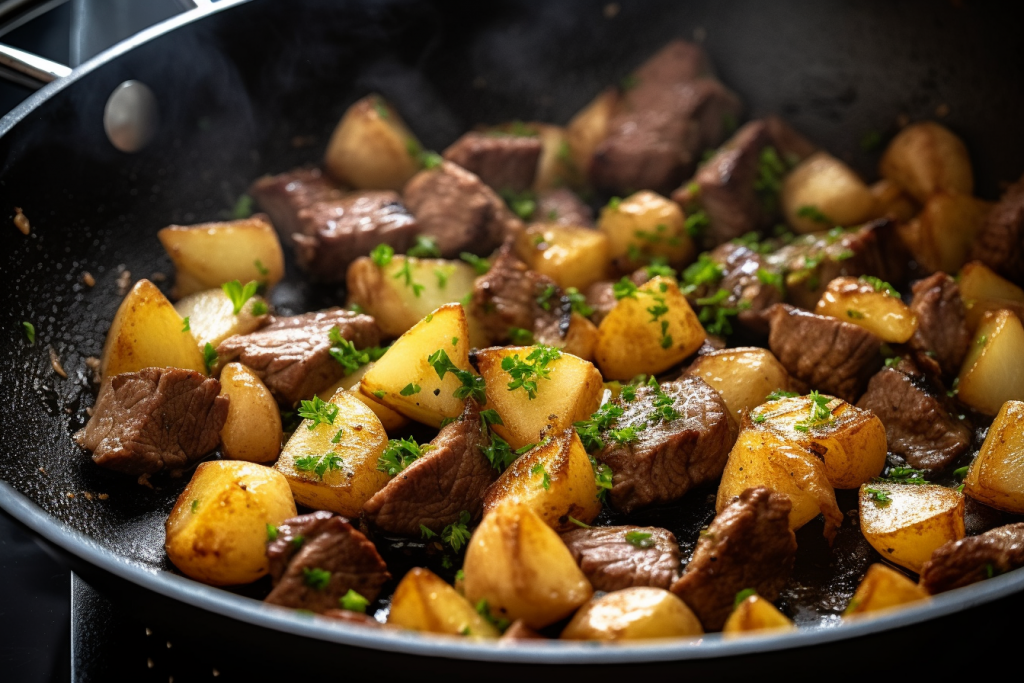 Savory Beef and Potato Skillet: Deliciousness