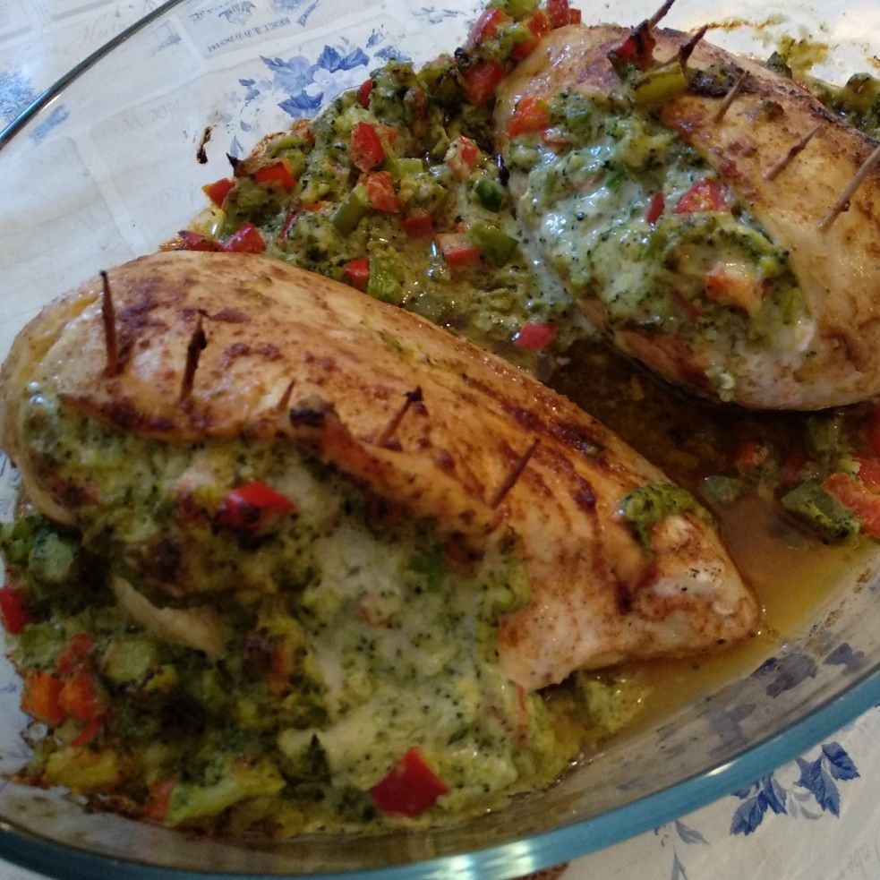 Cheesy Stuffed Chicken Breasts Recipe - JeVibe Recipes