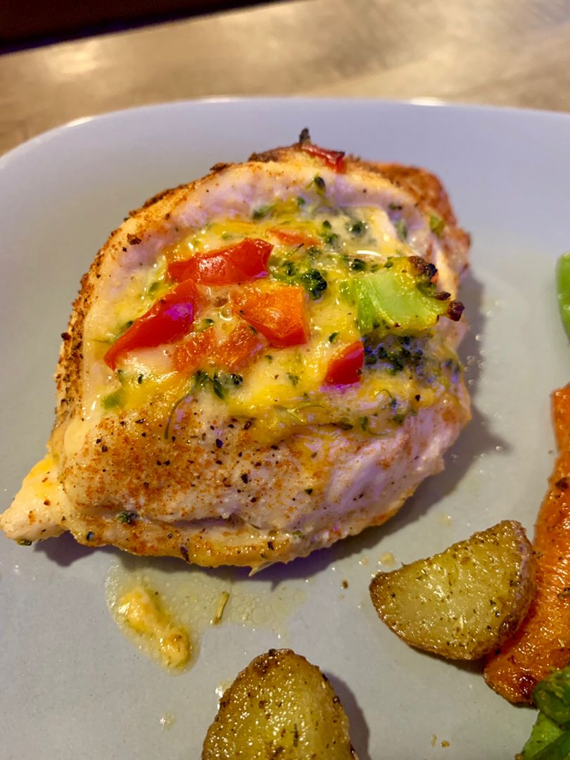 Cheesy Stuffed Chicken Breasts Recipe - JeVibe Recipes