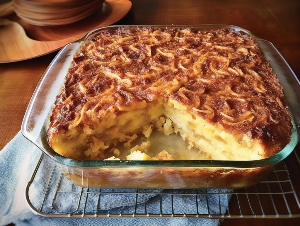 Creamy Noodle Kugel recipe- Sweet and Savory Delight - Desserts