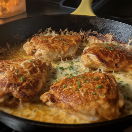 Creamy Garlic Parmesan Chicken - Mains - JeVibe Recipes