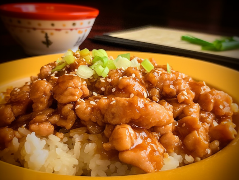 Ground Orange Chicken - Mains - JeVibe Recipes