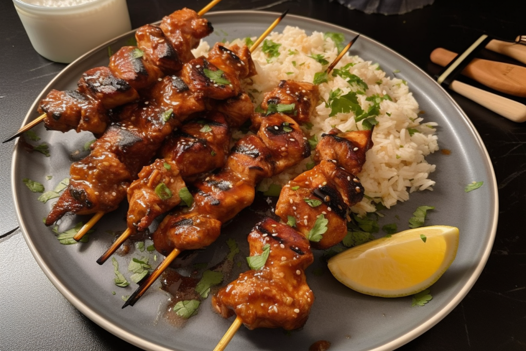 Honey Lime Chicken Skewers - Mains - JeVibe Recipes