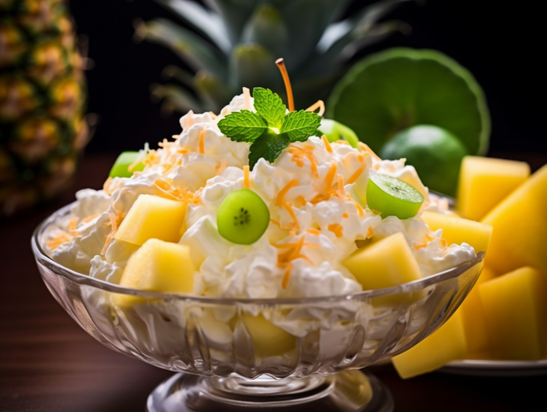 Scrumptious Creamy Pineapple Salad - JeVibe Recipes