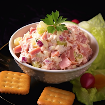 Deviled Ham Salad - Appetizers - JeVibe Recipes