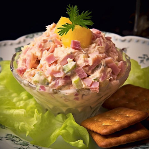 Deviled Ham Salad - Appetizers - JeVibe Recipes