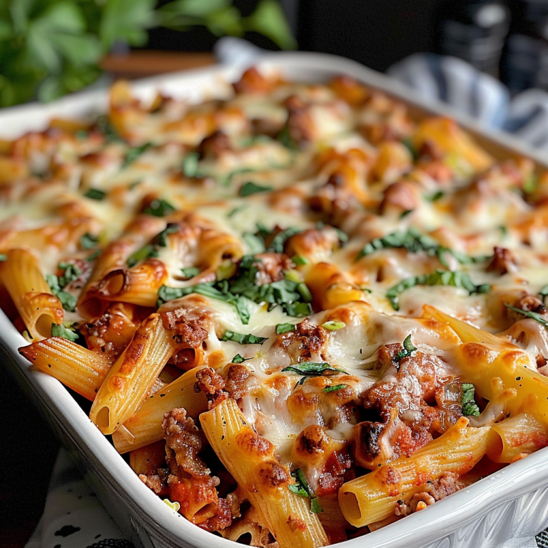 Cheesy Baked Mostaccioli - Pasta Perfection for Every Occasion - JeVibe ...