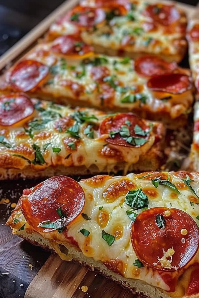 Garlic Bread Pizza Recipe - Quick & Easy Dinner Idea